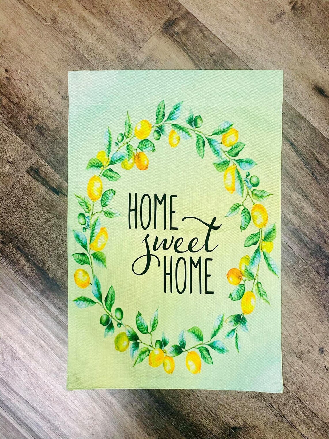 Lemon Garden Flag Lemon Flag Lemon Wreath Flag Lemon - Etsy UK