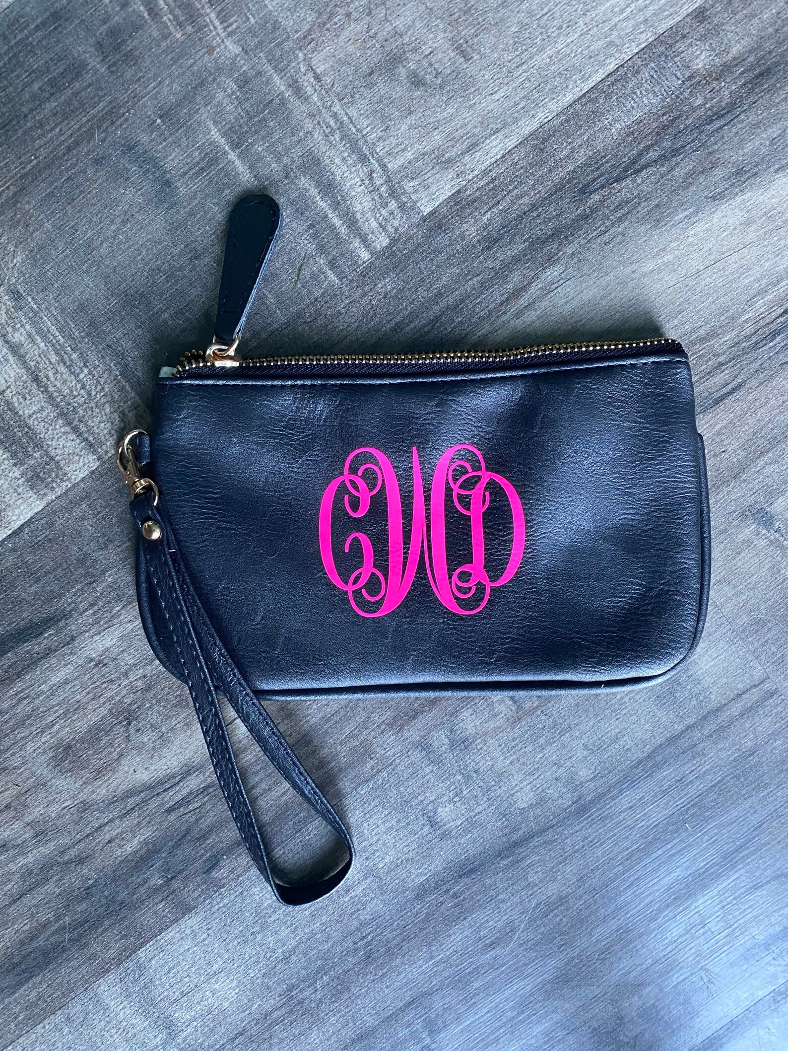 Monogrammed Wristlets Wristlets Personalized Wristlets - Etsy