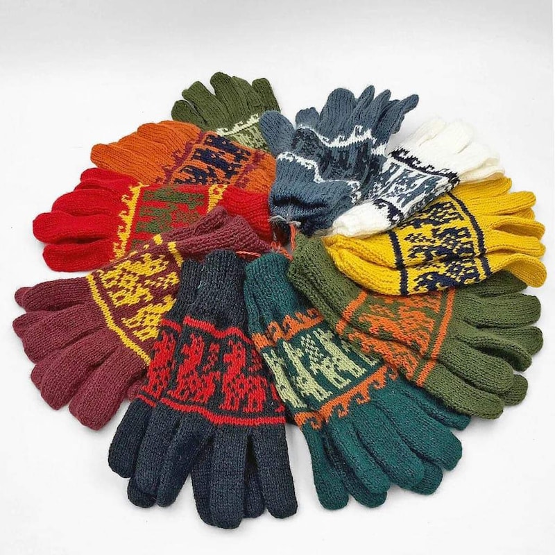 Knitted Gloves - Etsy