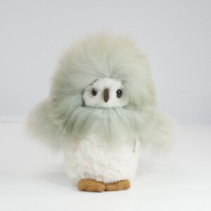 Owl Fur Soft Toy Alpaca Handmade Collectible Alpaca Toys - Etsy