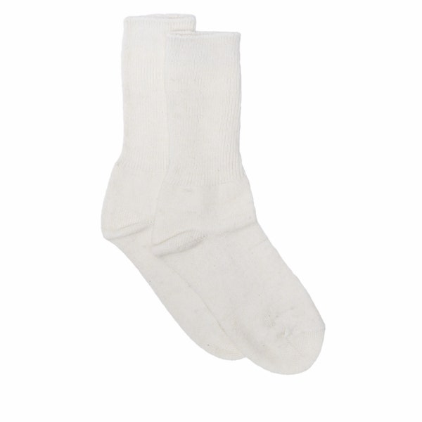 White Wool Socks - Etsy