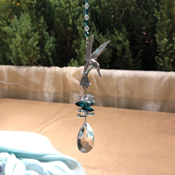 Hummingbird Crystal - Etsy