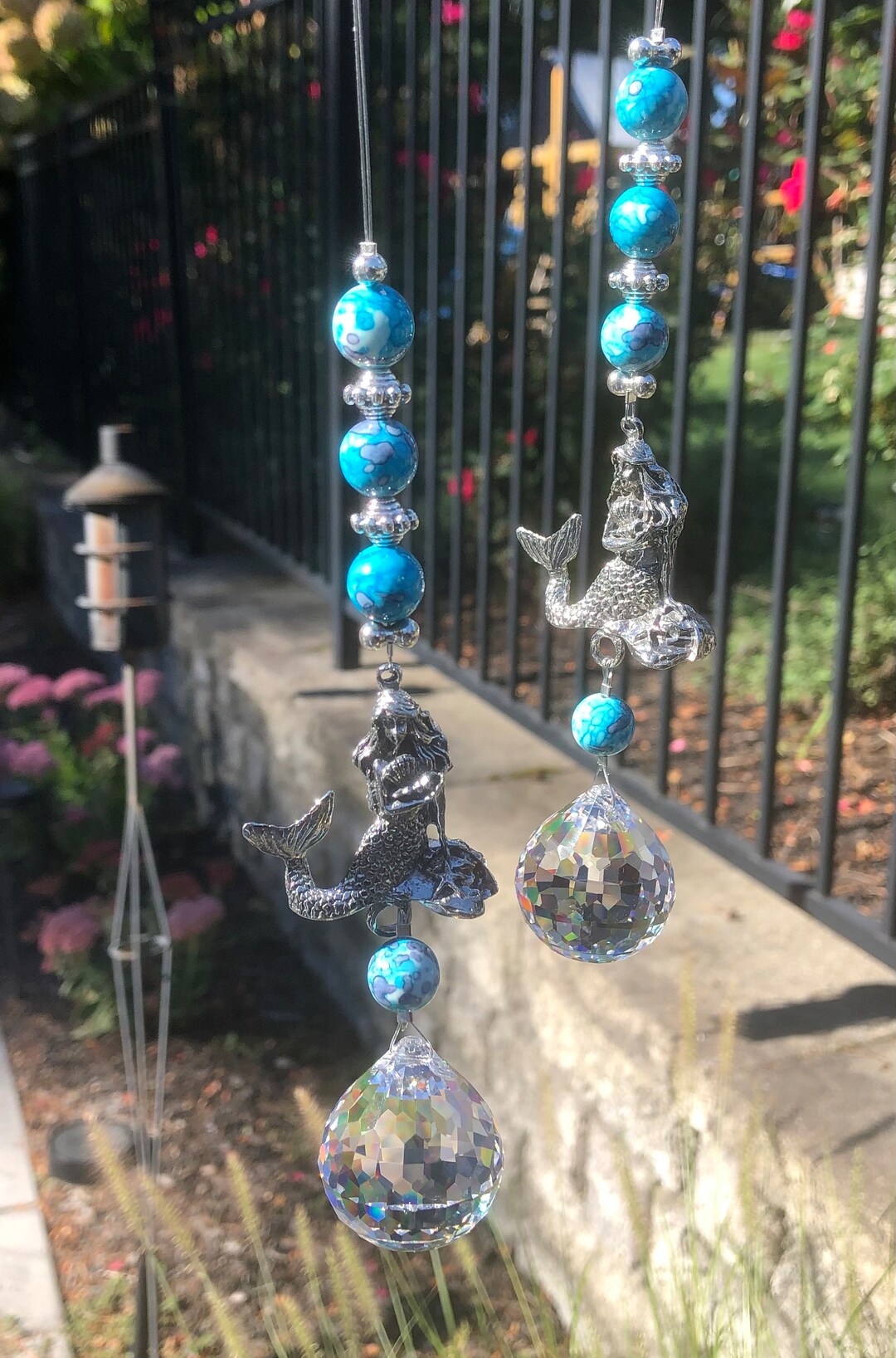 Mermaid Crystal Suncatcher, Prism, Nautical , Sea Creatures , Prism ...