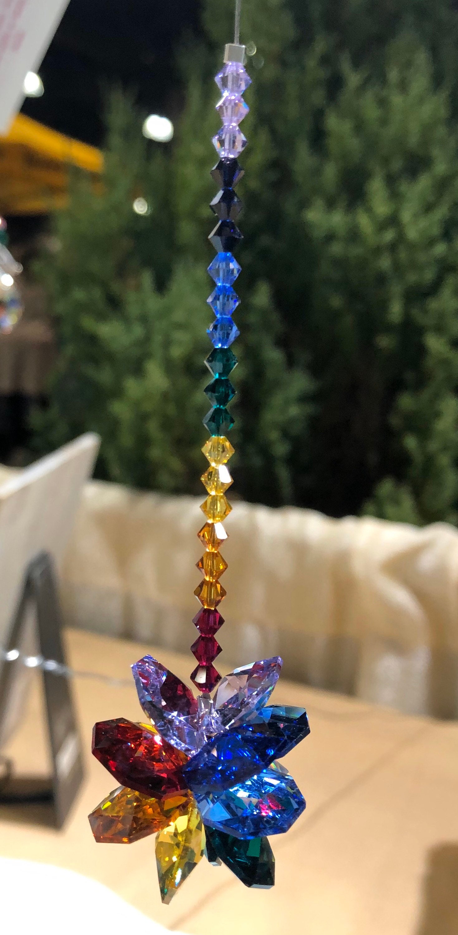 Chakra Crystal Suncatcher Car Suncatcher Rainbow Maker | Etsy