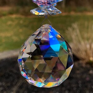 Rainbow Maker for Window, Hanging Crystal, Prism Suncatcher, Crystal ...