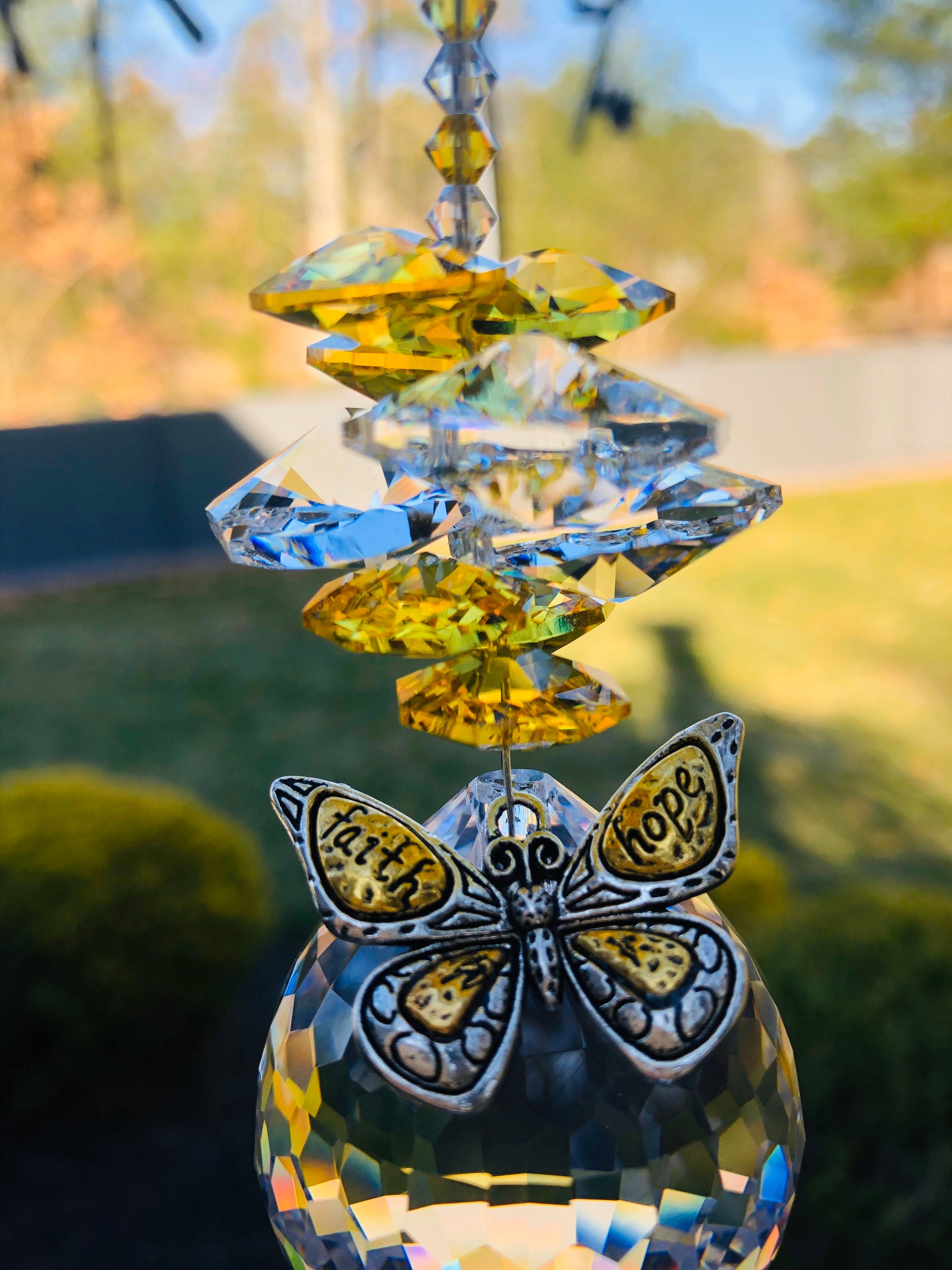 Rainbow Maker for Windows Hanging Prism Hanging Ornament Suncatcher ...