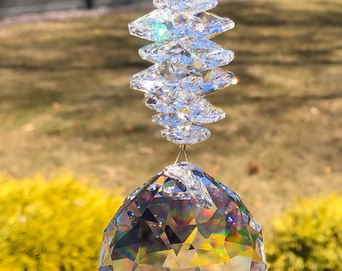 Crystal Suncatcher for Windows, Light Catcher, Feng Shui Crystal ...