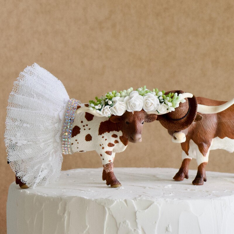 Longhorn Cake Topper - Etsy
