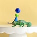 Reptile Birthday Party Cake Topper Chameleon Cake Topper - Etsy