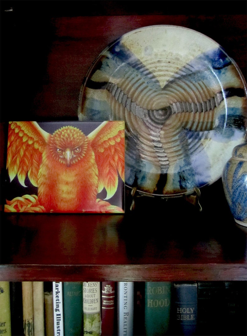 Phoenix Ceramic Tile - Etsy
