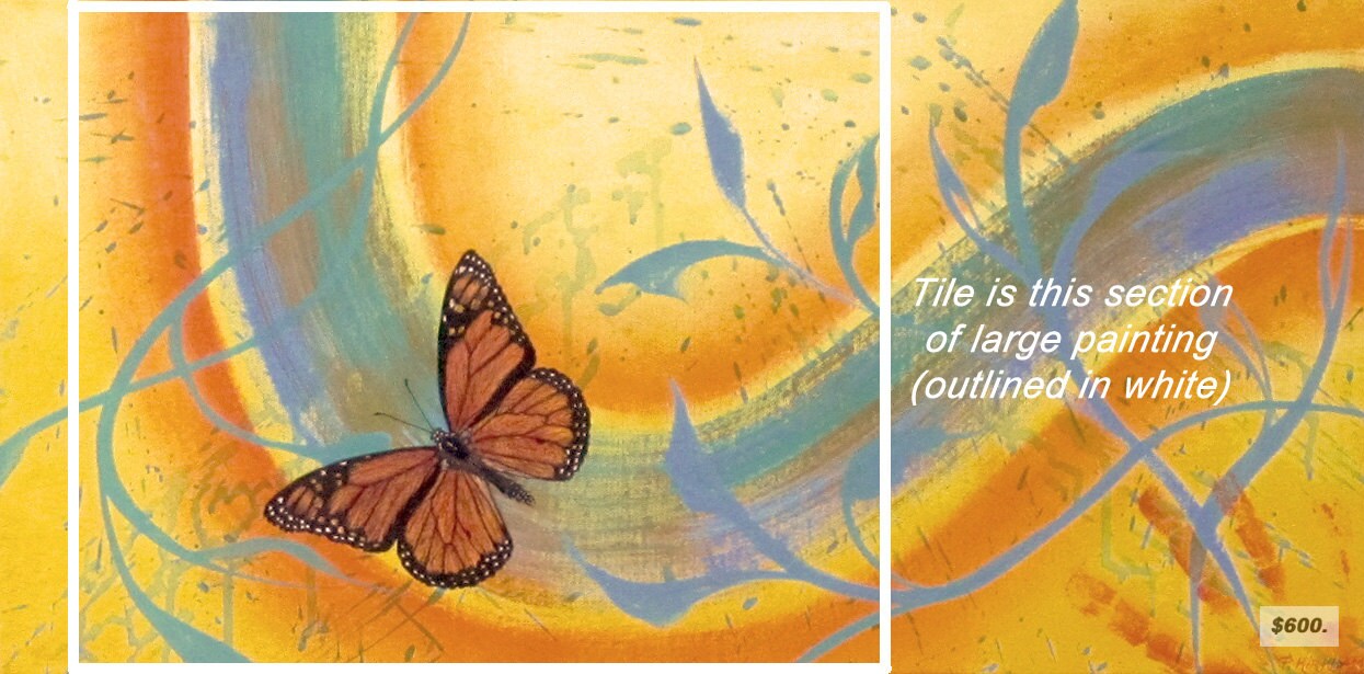 Monarch Ceramic Tile Angelito - Etsy