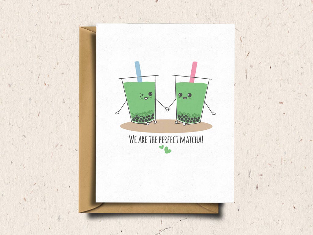 Boba Tea Gift Card - Printable Cards
