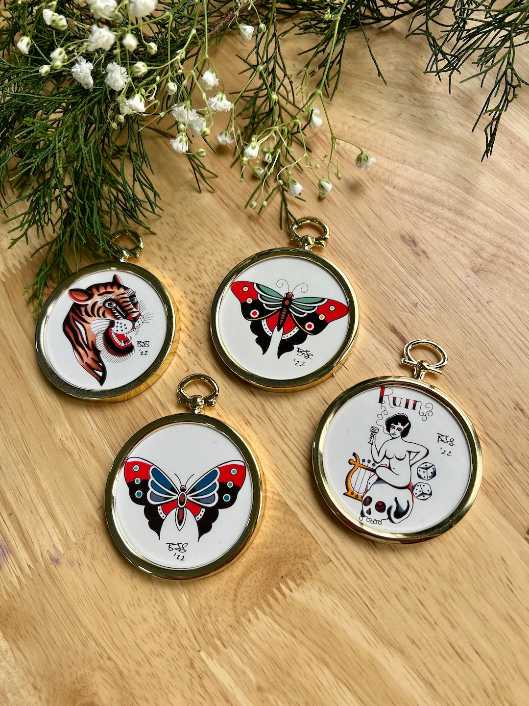 Get What You Get Mini Framed Tattoo Artist Signed Prints Random Choice ...
