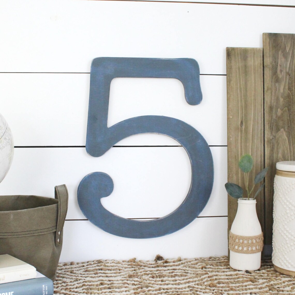 Farmhouse Number Birthday Numbers Oversized Number - Etsy