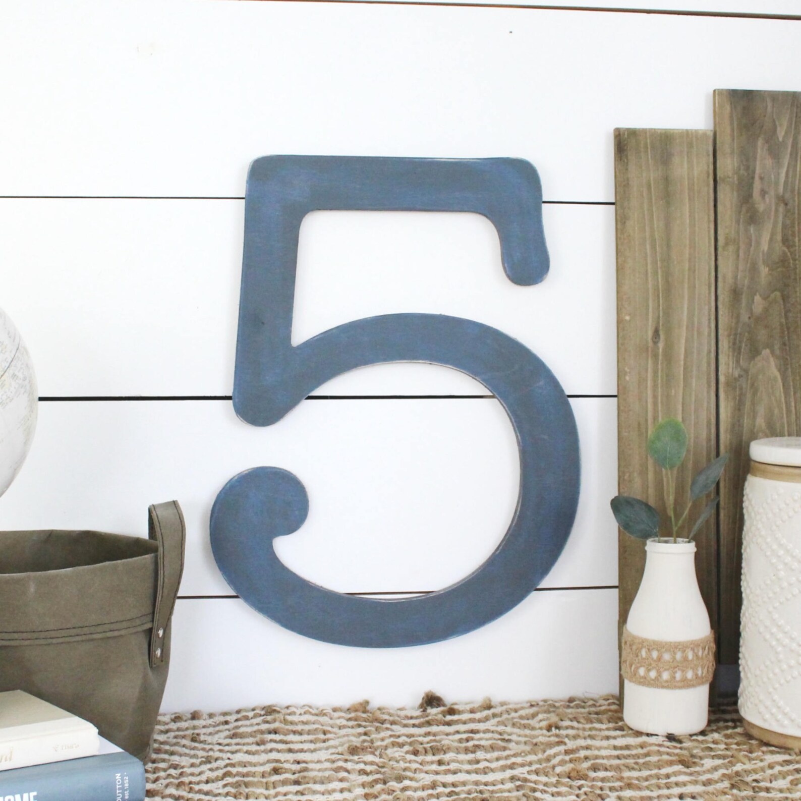 Farmhouse Number Birthday Numbers Oversized Number - Etsy