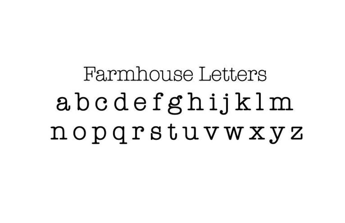 Farmhouse Letters Farmhouse Letter Lowercase Letter - Etsy