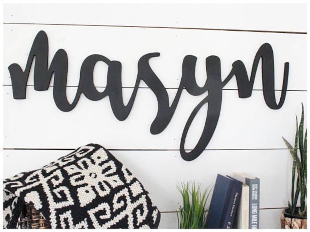 Big Wood Name* Oversized Name for Crib* Nursery Name* Wood Name for ...