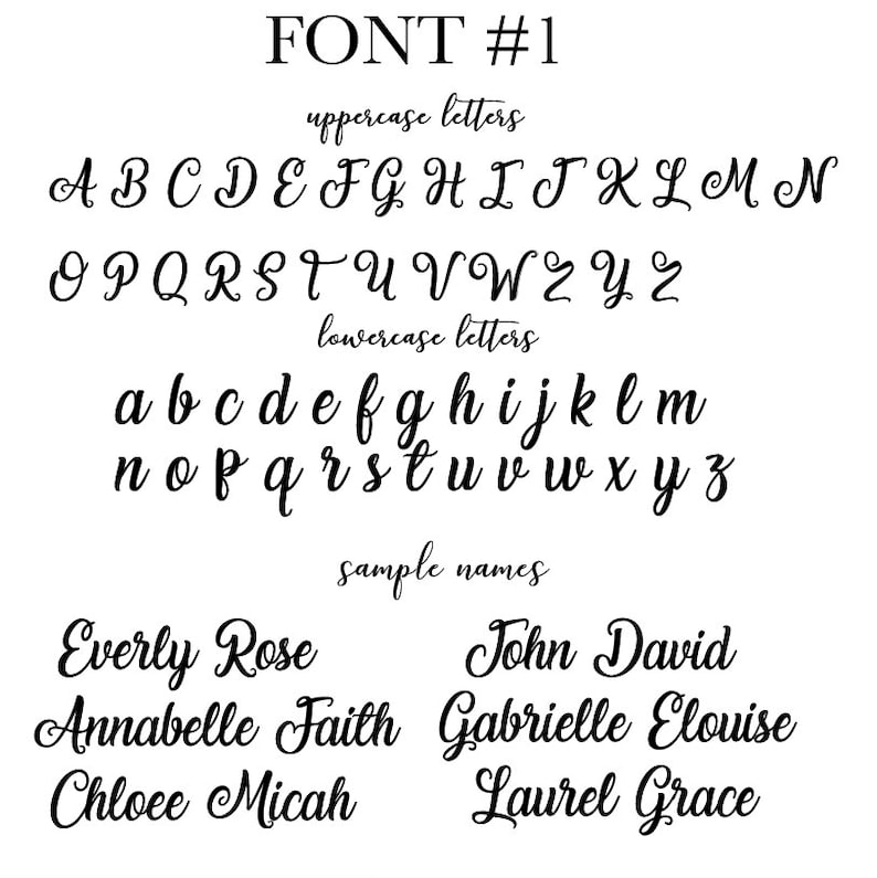 60" First + Middle Name* Name Sign* Kid Names* Personalized Name ...