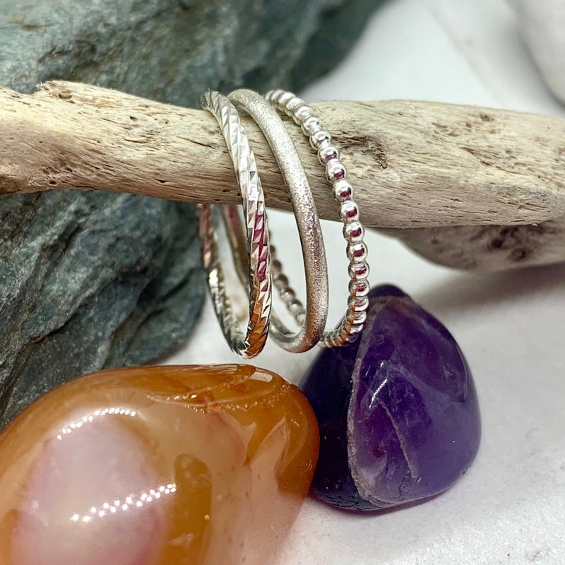 Boho Stacking Rings - Etsy