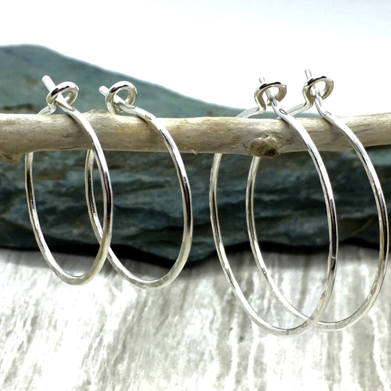 Simple Hoop Earrings - Etsy Canada