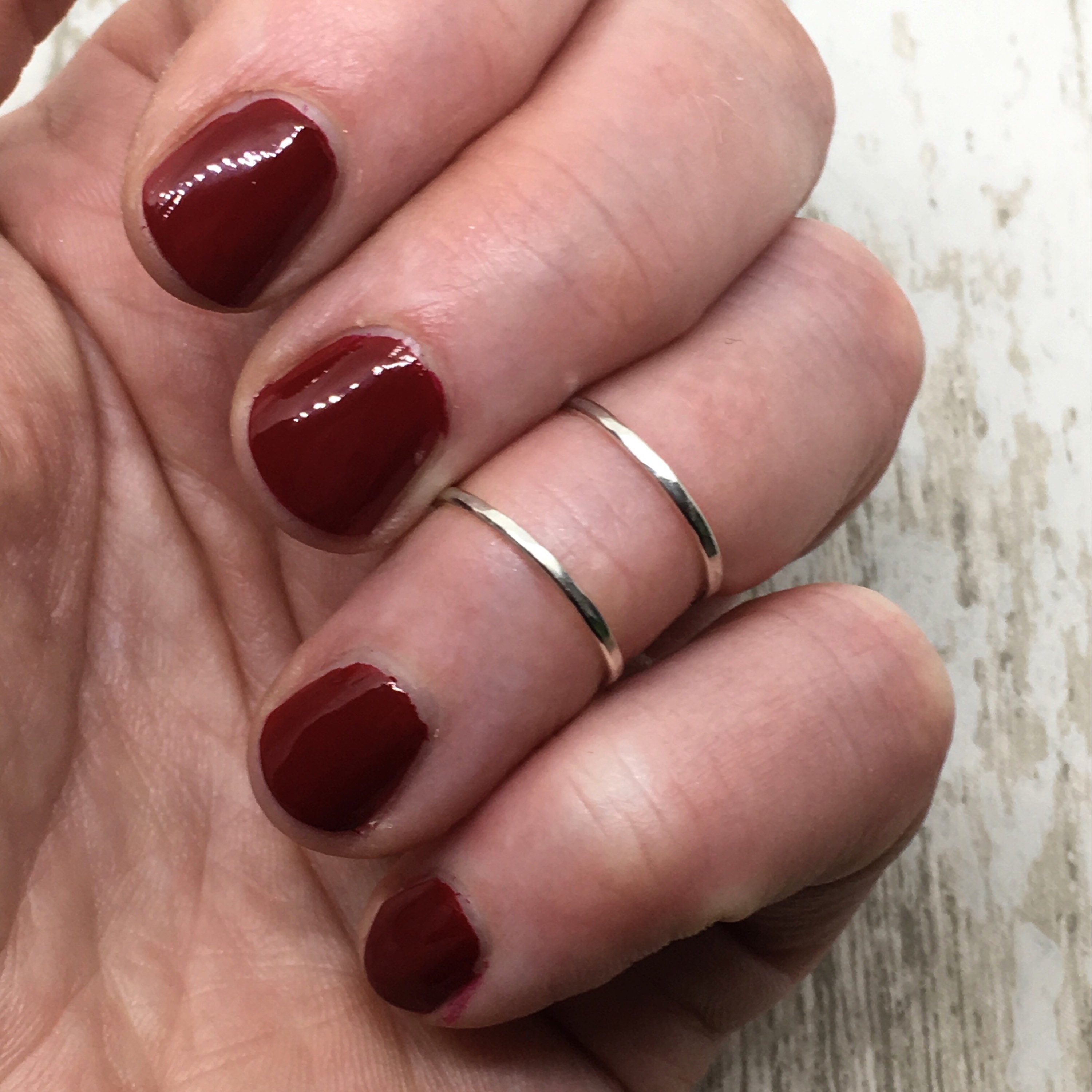 Silver Thumb Ring Sterling Silver or Bronze Ring Thumb - Etsy UK