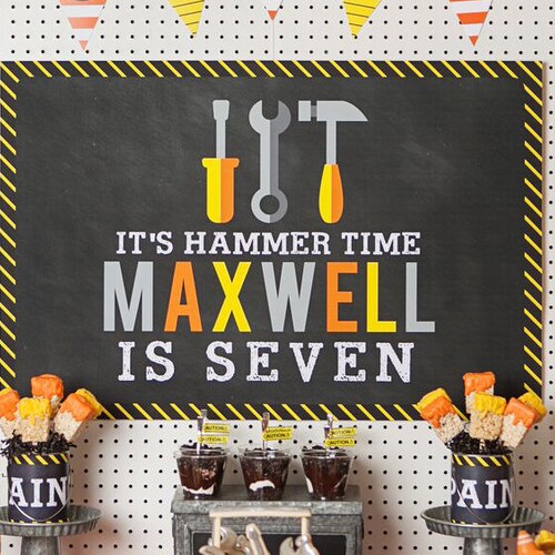 It's Hammer Time Birthday Poster - Etsy