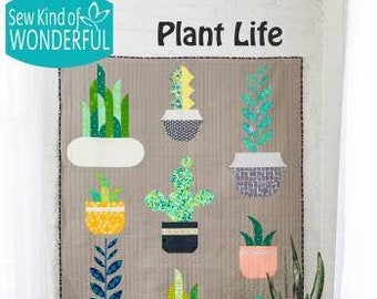 Sew Kind of Wonderful Plant Life Quilt Pattern Finished Size 56x75 - Etsy