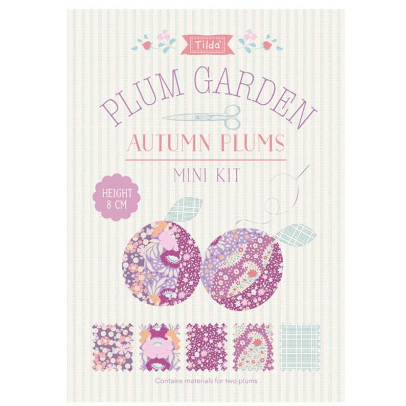 Autumn Plums Mini Kit Featuring Plum Garden by Tilda - Etsy