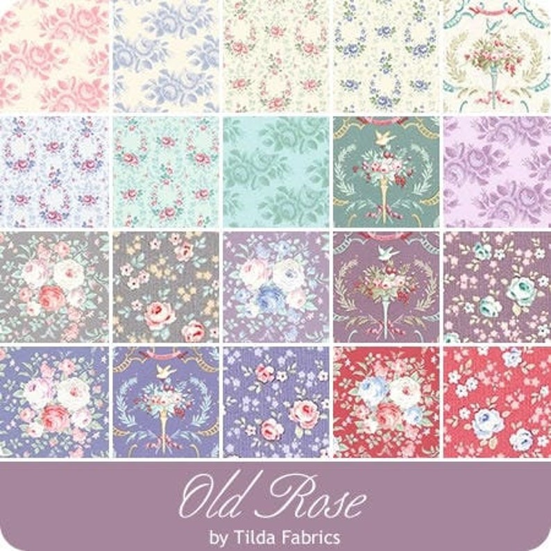 Old Rose Seasonal Extras Fat Quarter Bundle Tilda Fabric Coordinates - Etsy