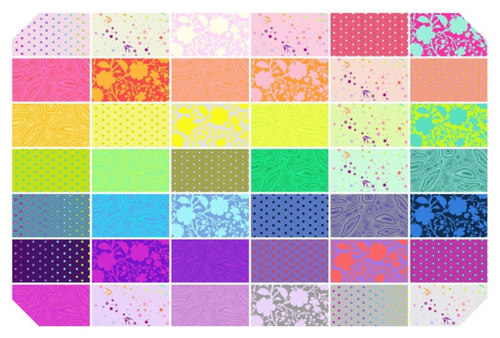 Pre-orderthe Irony Quilt Kit Featuring True Colors by Tula Pink Tula ...