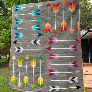 Pointy Quilt Kit ~ a Modern Quilt by Elizabeth Hartman - on Sale! - Etsy
