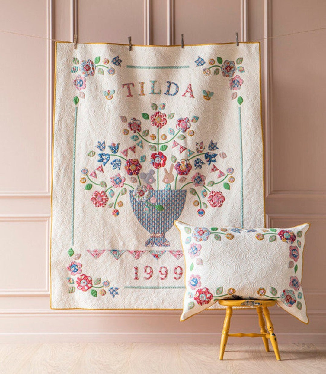 Tilda's Birthday Quilt Made With Jubilee Line ~ 2 Colors Available - Etsy
