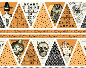 Sew Scary Panel by J. Wecker Frisch for Quilting Treasures | Etsy