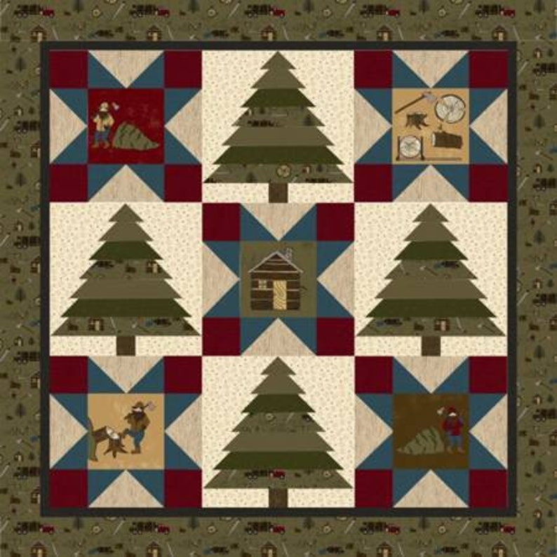 The Great Outdoors Quilt Kit and Pattern~ Backing Options - Etsy