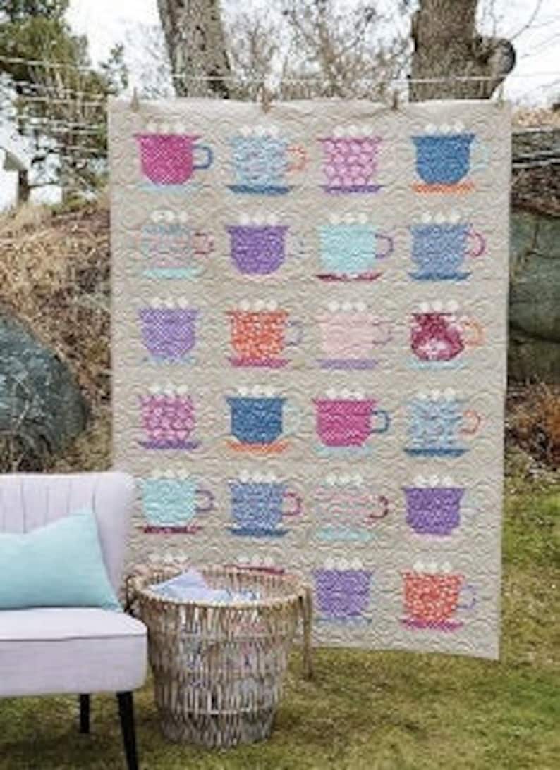 Tilda ~ HOT CHOCOLATE Quilt Kit ~ OOP~ Featuring Bird Pond~ Limited ...