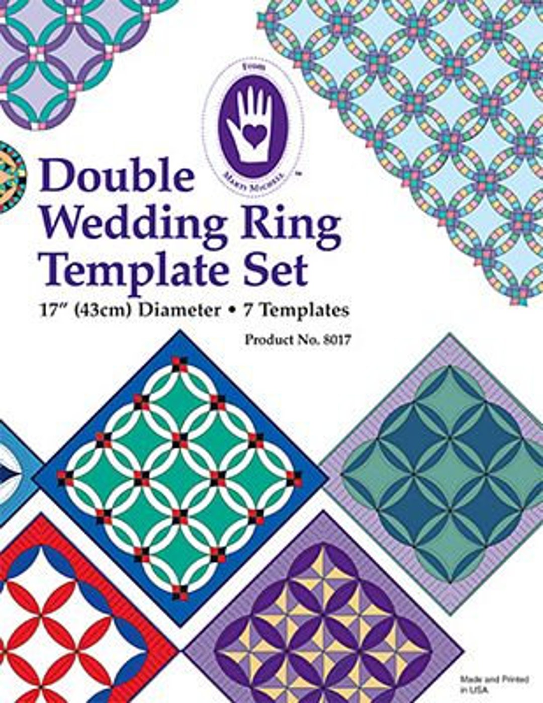 Double Wedding Ring Template Set - Etsy