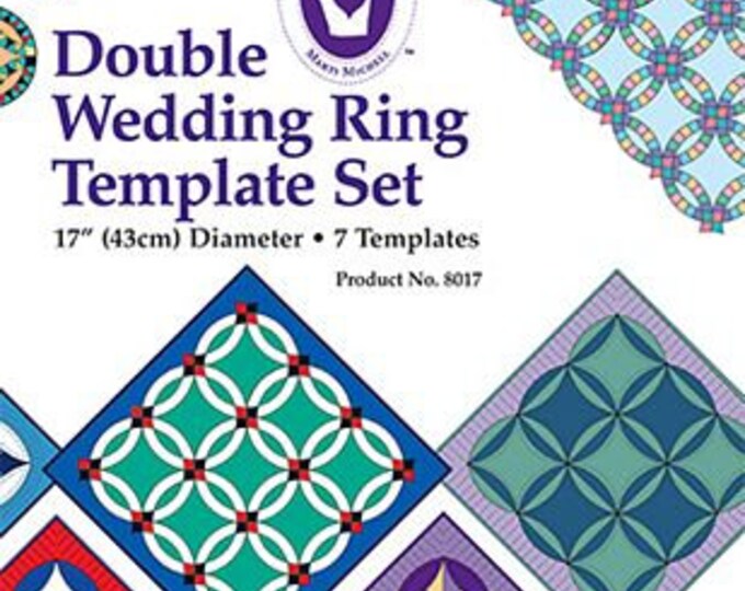Double Wedding Ring Template Set - Etsy