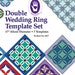Double Wedding Ring Template Set - Etsy