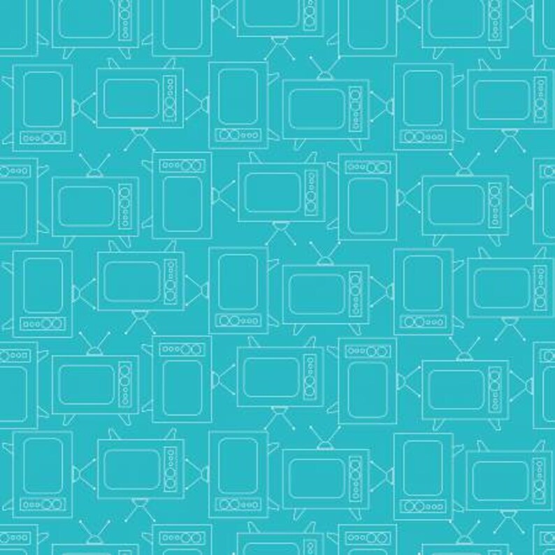 Basics Tv Turquoise # C6411R-TURQ ~ Sold by the Yard - Etsy