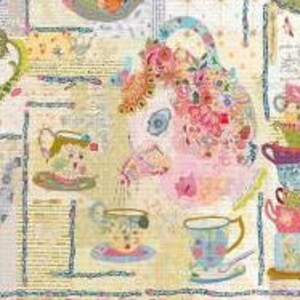 Tea Party Collage Pattern - Etsy