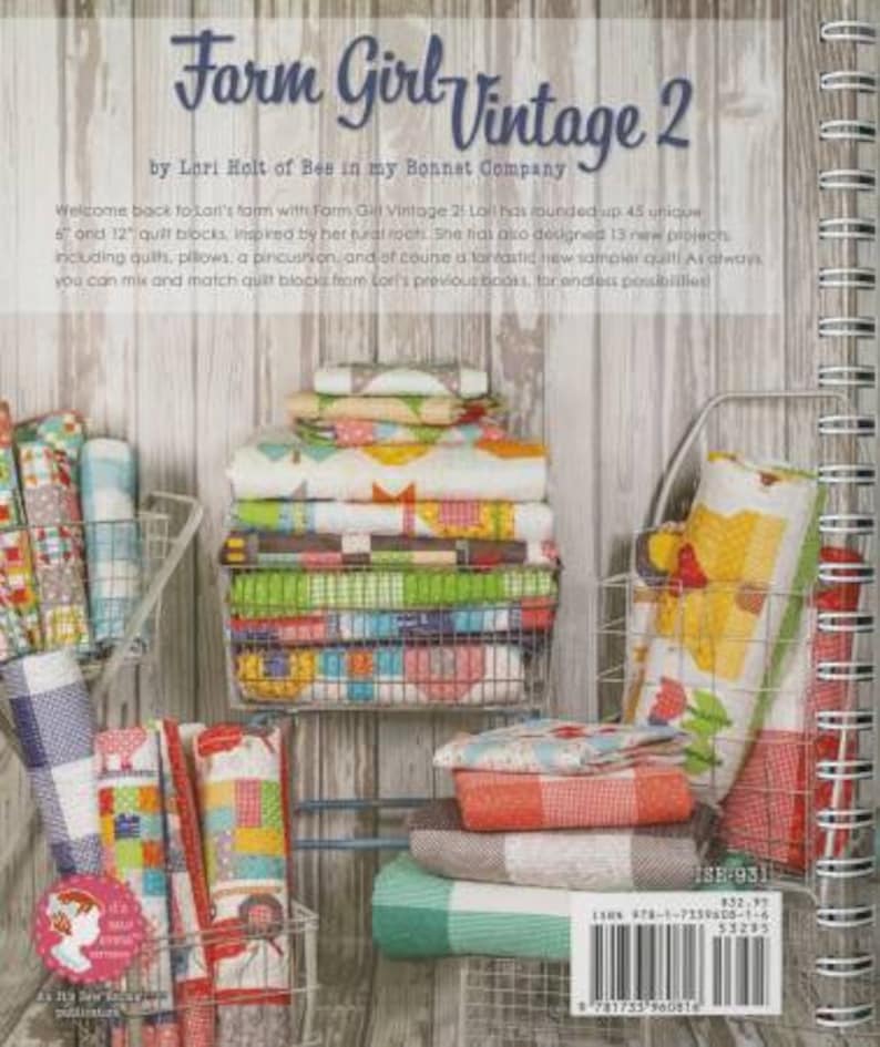 Farm Girl Vintage 2 From It's Sew Emma by Holt Lori in - Etsy