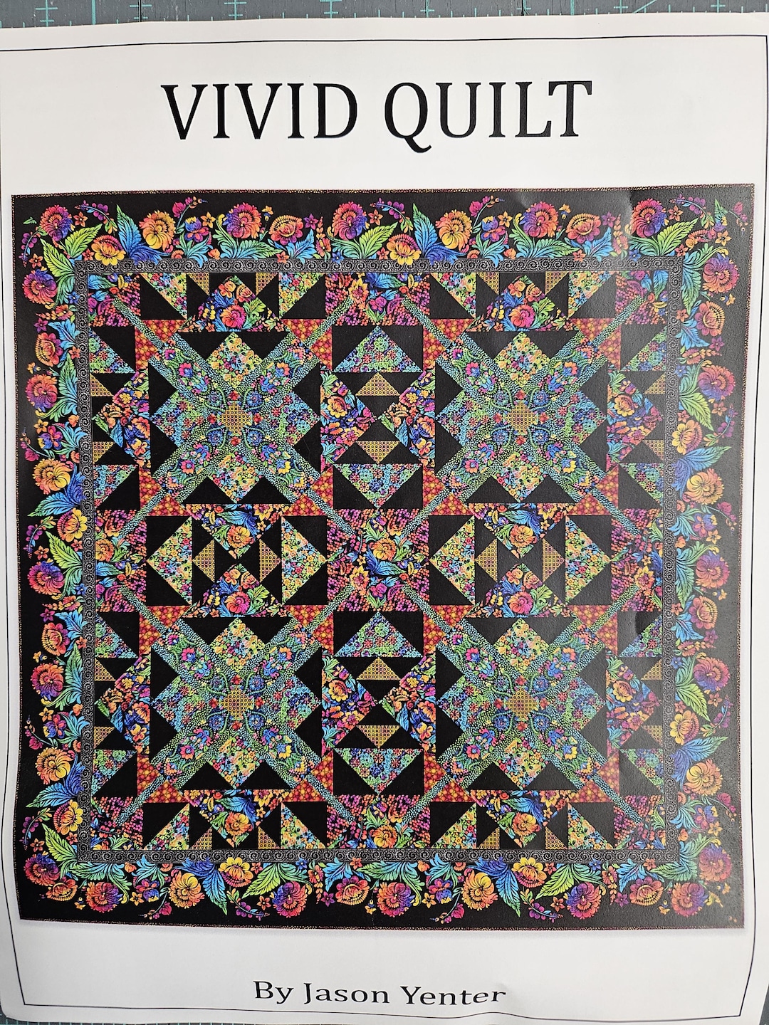 Vivid Quilt Kit and Pattern in Multicolor - Etsy