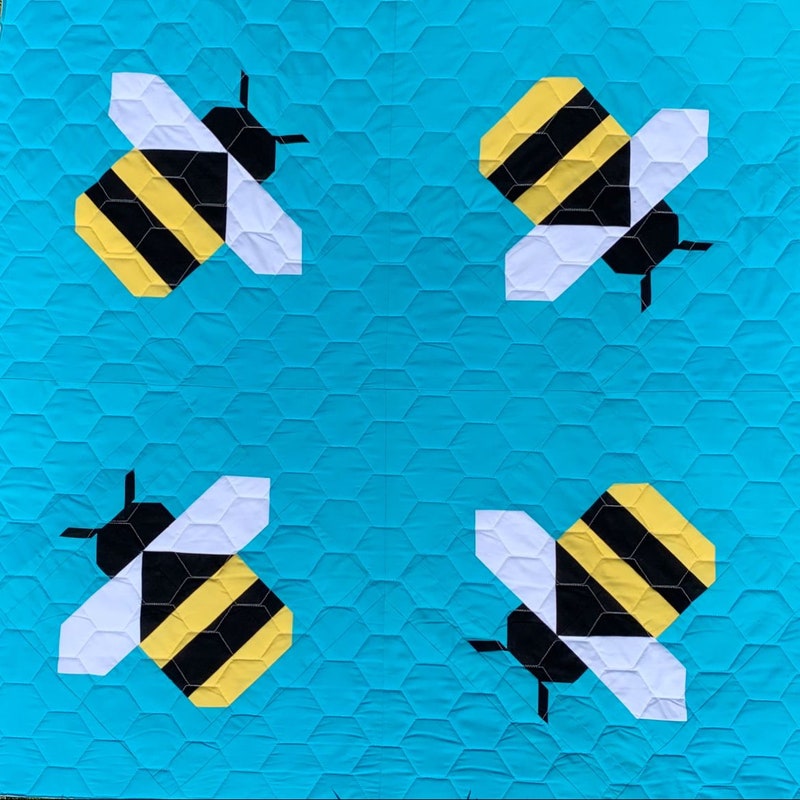 Bee Quilt - Etsy