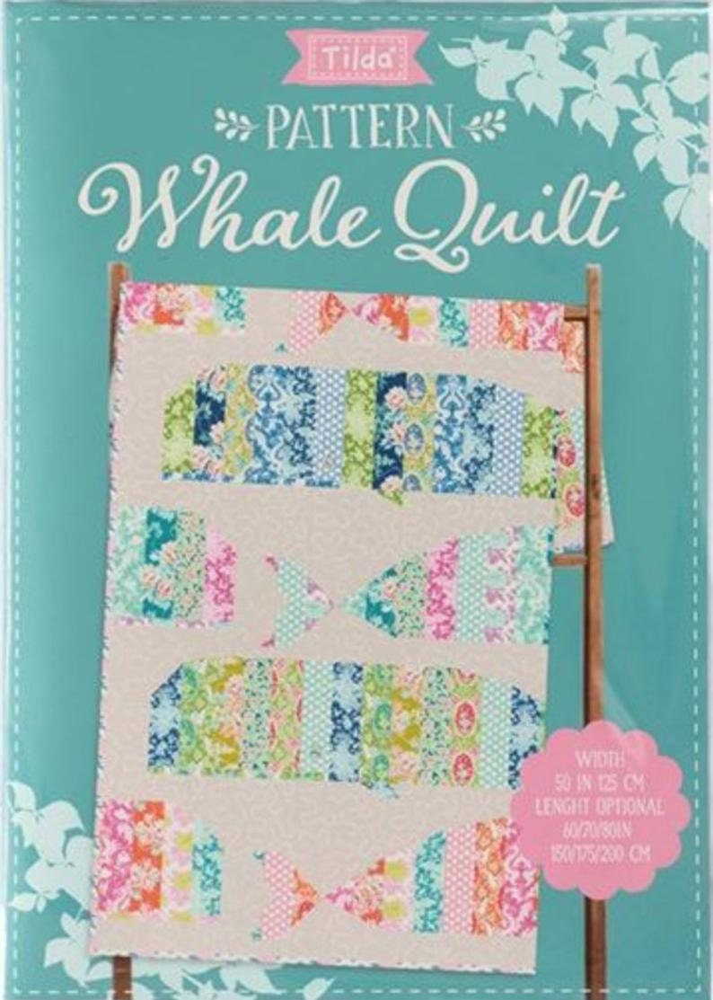 TILDA Whale Quilt Kit Featuring Sunkiss Fabric Line Rare | Etsy