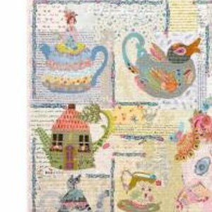 Tea Party Collage Pattern - Etsy