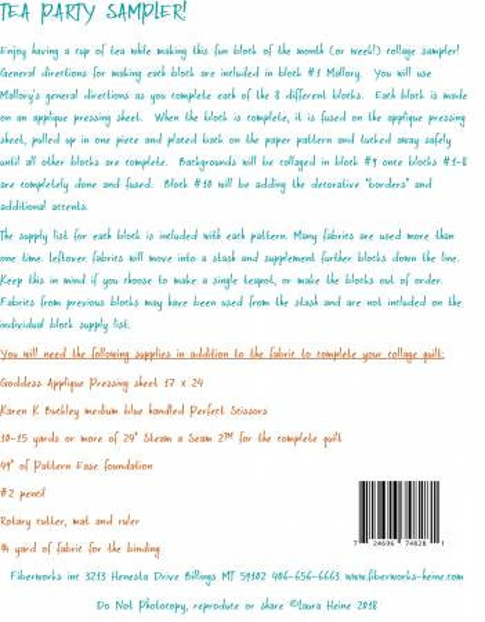 Tea Party Collage Pattern - Etsy