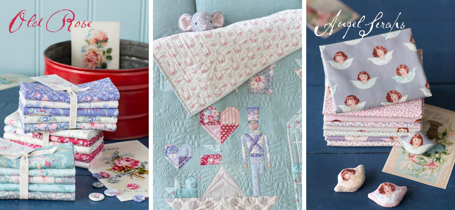 Tilda Old Rose Collection Mary Blue Tone Finanger Etsy