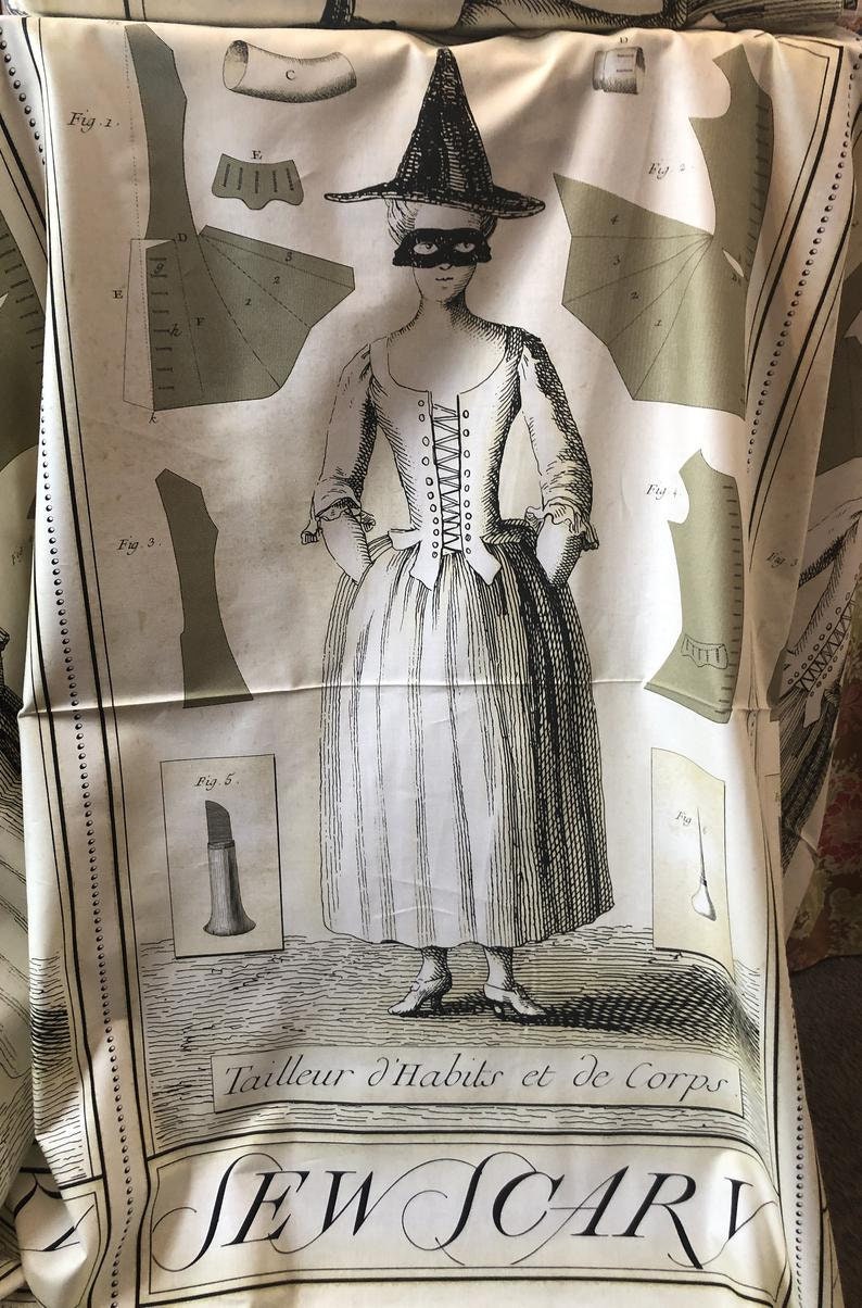 Sew Scary Panel by J. Wecker Frisch for Quilting Treasures - Etsy