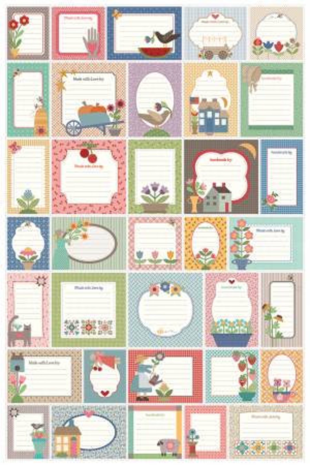 Home Town 36in X 54in Home Decor Vintage Quilt Labels - Etsy