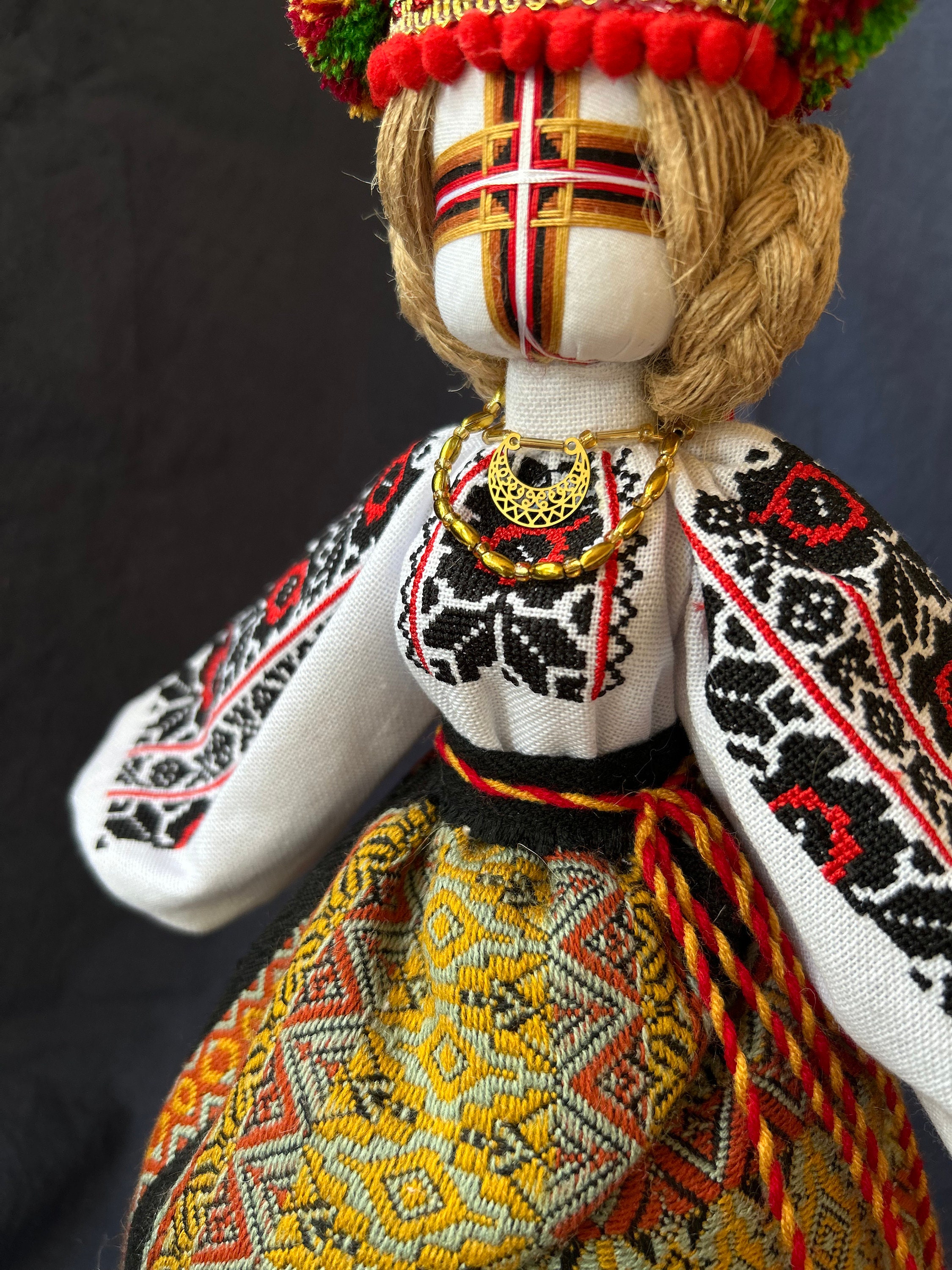 Ukrainian Motanka Doll Amulet Female Ukrainian Handmade Motanka Doll ...